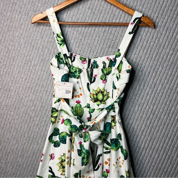 Modcloth | Dresses | Modcloth Ixia Pinup Rockabilly Cactus Succulent ...